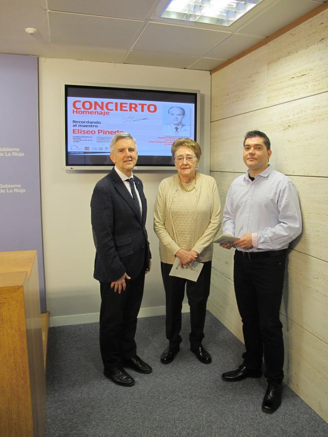 Riojaforum acogerá el 10 de marzo un concierto homenaje al maestro Eliseo Pinedo, compositor del ...