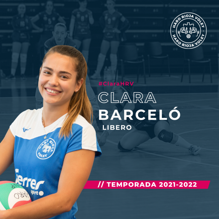 Clara Barceló jugará una temporada más en el OSACC Haro Rioja Vóley – Radio Haro – Cadena Ser.