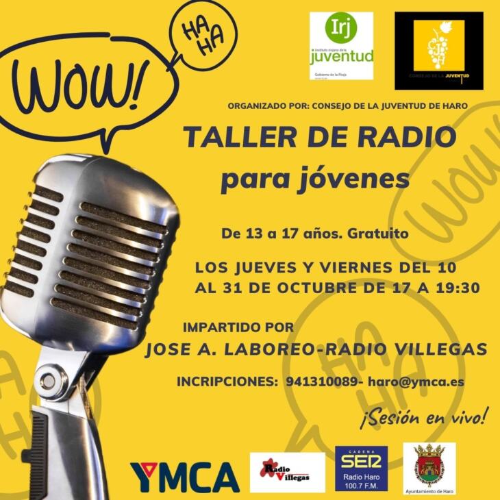 El Consejo de la Juventud de Haro organiza un taller de radio para ...